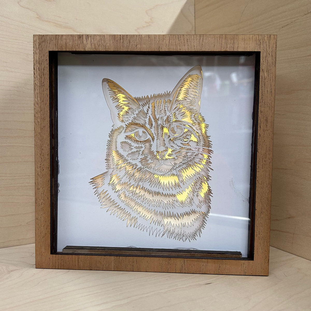 WhiskerWonder Short Hair Cat Lightbox – Enchanting Feline Delight for ...
