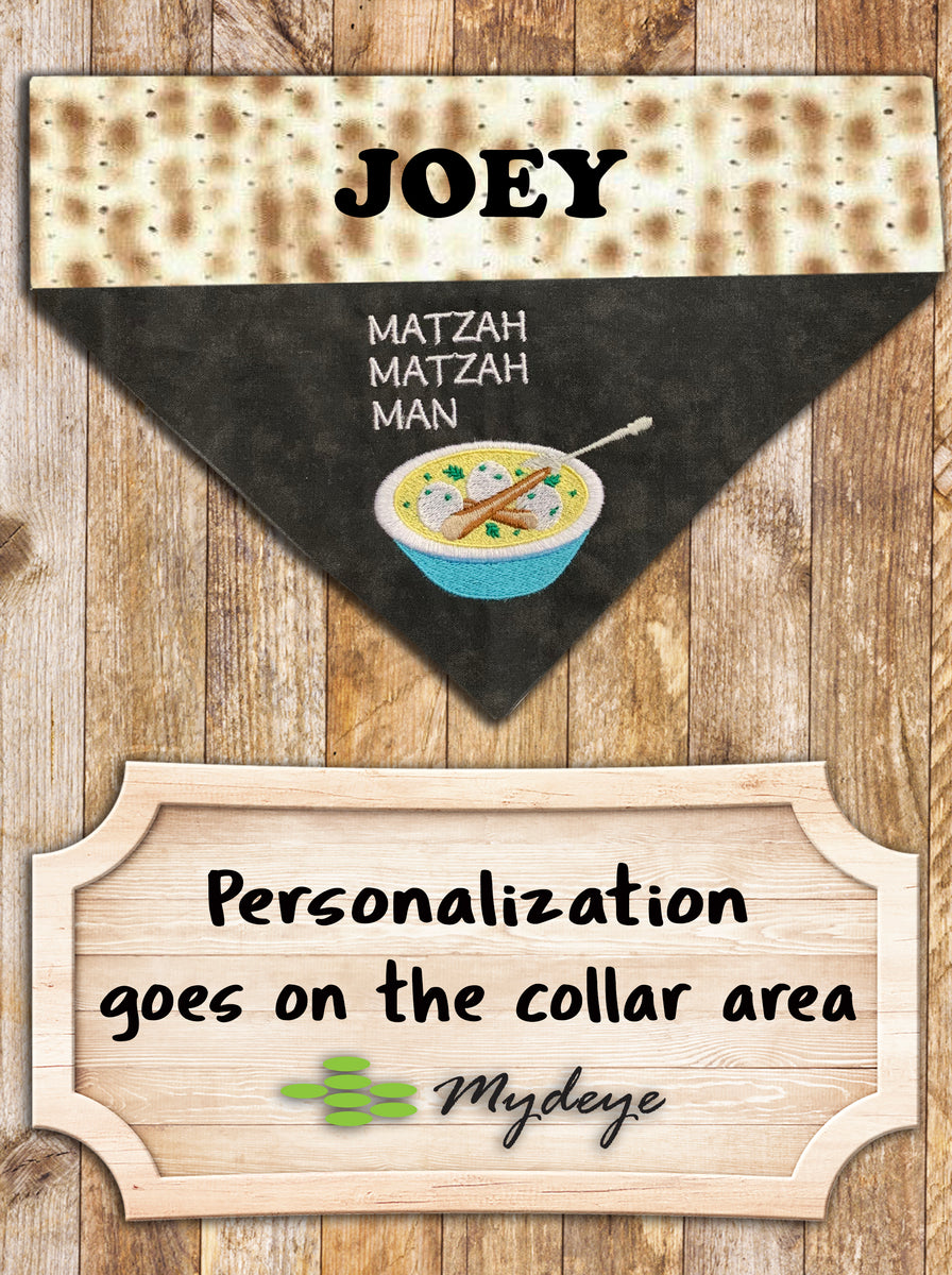 Passover Dog Bandana / Matzah Matzah Man – Mydeye