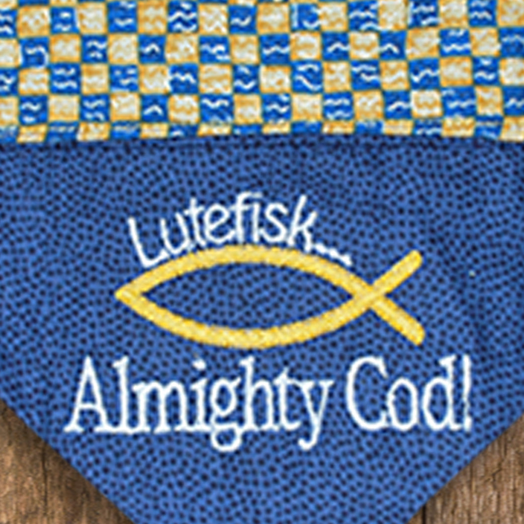 Lutefisk - Almighty Cod / Over the Collar Dog Bandana – Mydeye